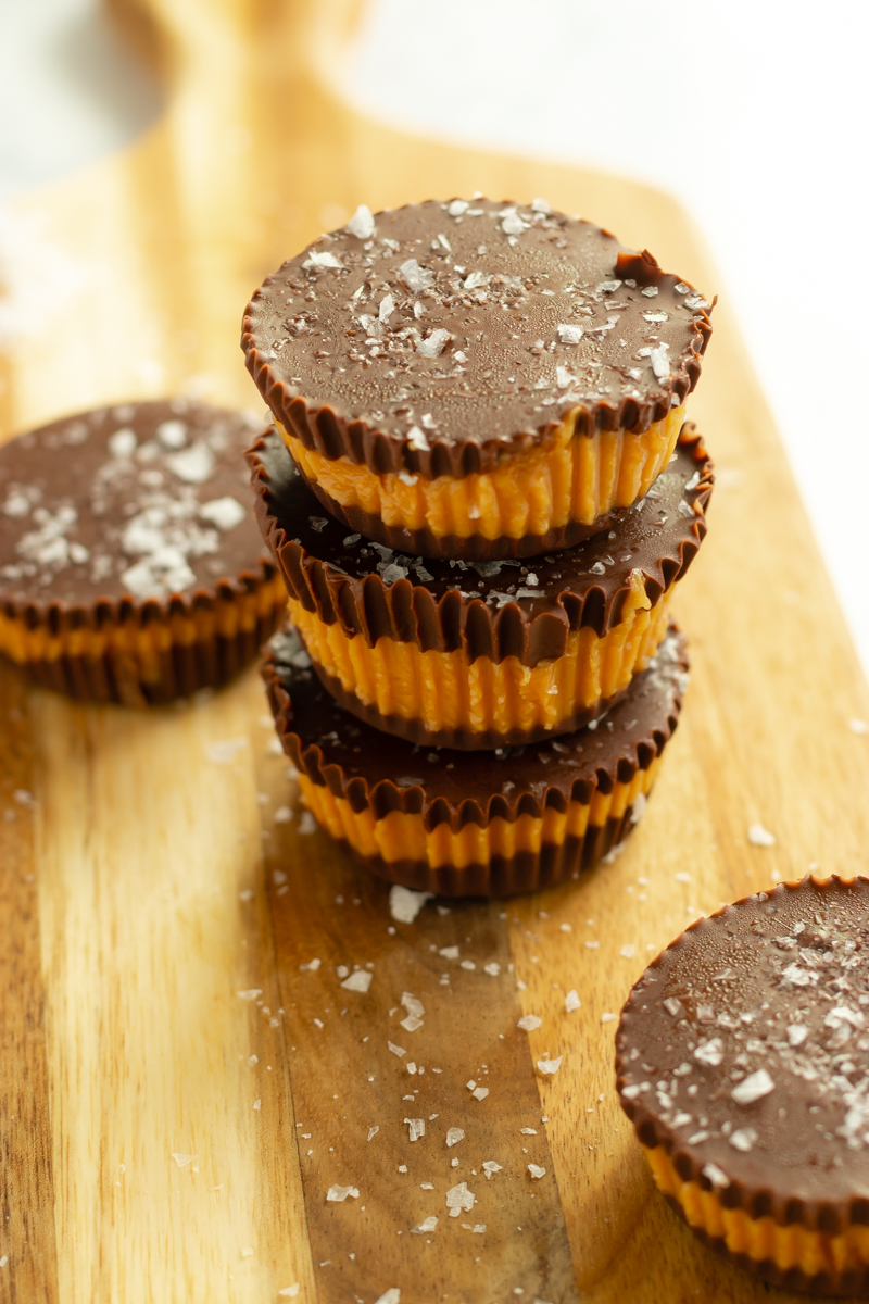 Healthier Peanut Butter Cups - Maria's Munchies