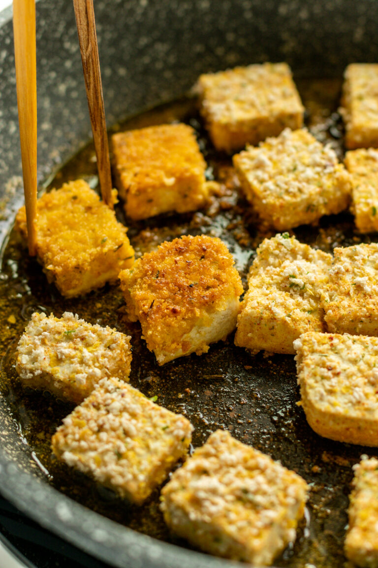 Crispy Breaded Tofu - Maria's Munchies