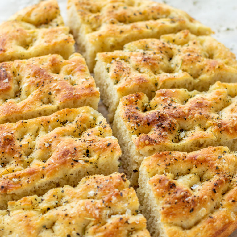 Focaccia Bread - Maria's Munchies