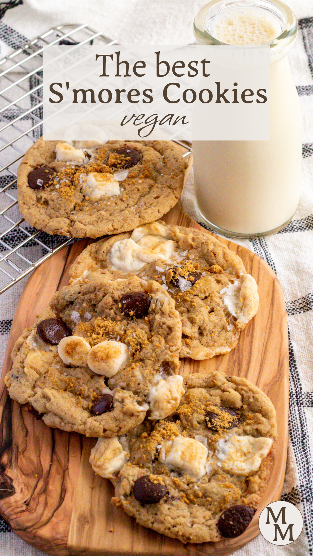 Vegan S’mores Cookies - Maria's Munchies
