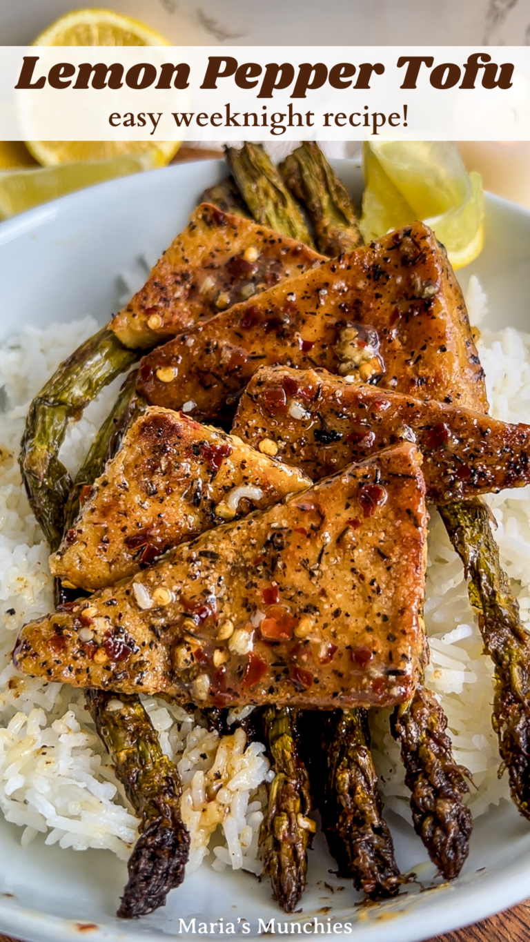 Lemon Pepper Tofu - Maria's Munchies